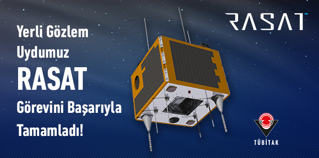 Yerli Gözlem Uydumuz RASAT Görevini Tamamladı! | TÜRKİYE BİLİMSEL VE ...