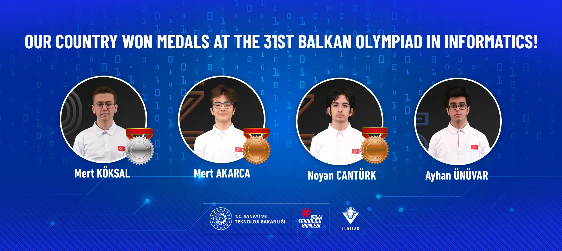 Our country won medals at the 31st Balkan Olympiad in Informatics ...